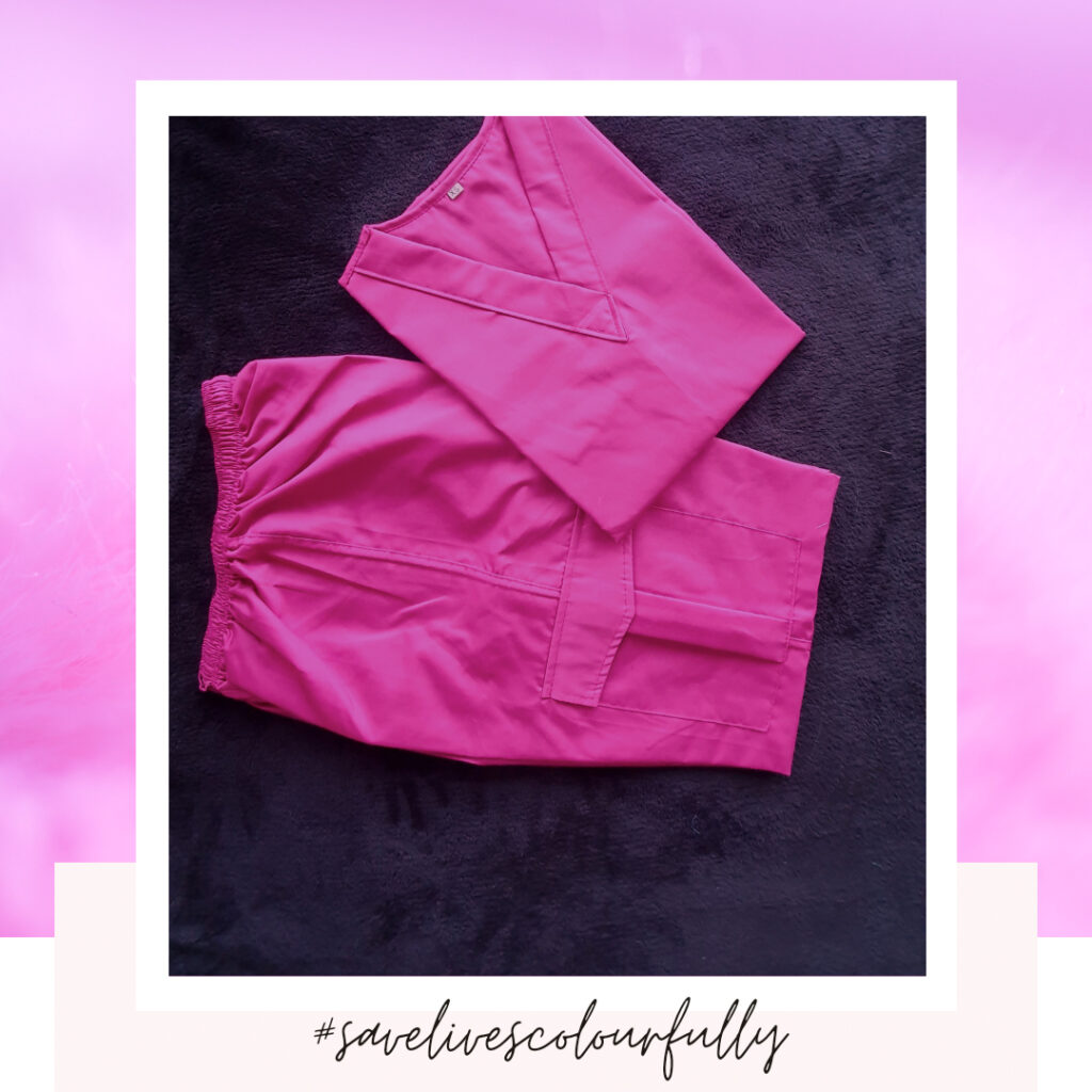 Plain Set - Magenta - Viva Scrubs