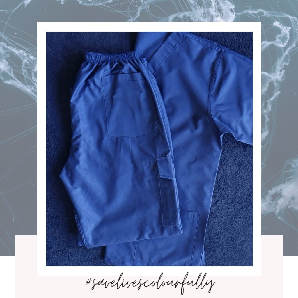 Plain Set - Navy Blue - Viva Scrubs
