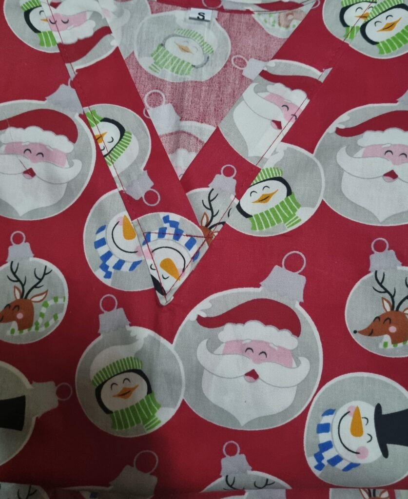 Christmas Top - Santa & Friends - Viva Scrubs